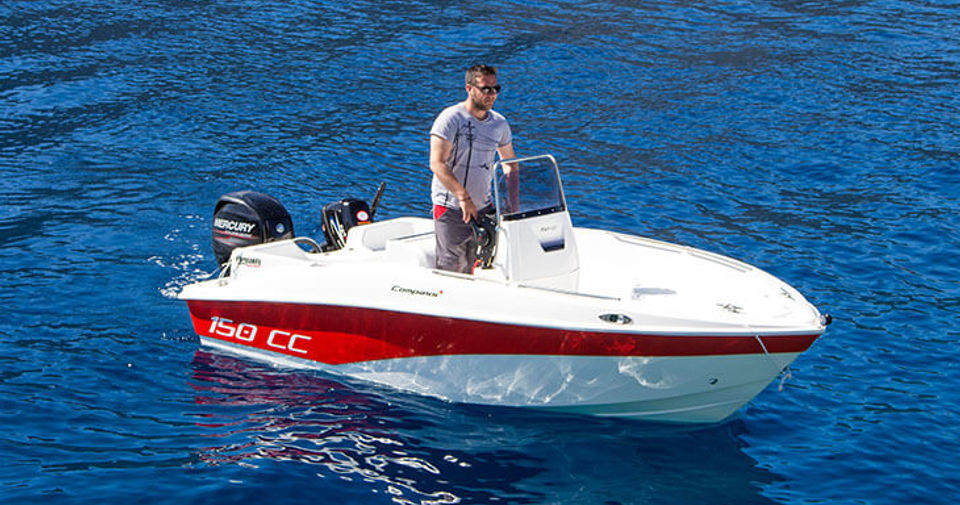 Speedboat Compass 150 CC - Greece for hire | Borrow A Boat