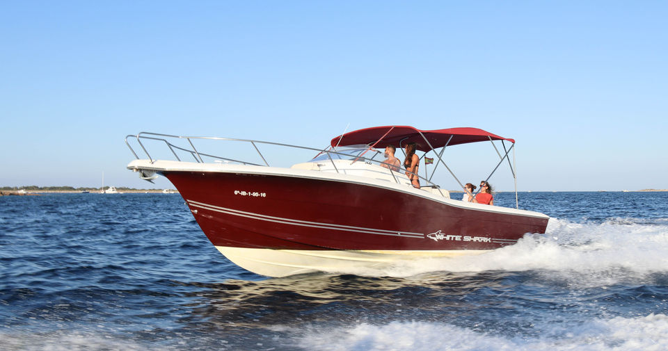 Speedboat White Shark 298 2009 Pitu in Ibiza (city), Spain for hire