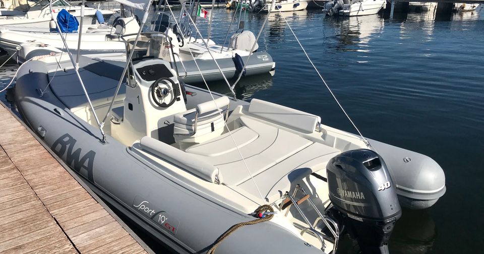 RIB BWA 19 GT SPORT 2020 in Cannigione, Italy for hire
