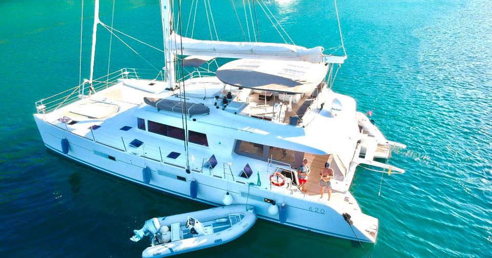 Catamaran Lagoon 620 2014 Camaron in Bodrum, Turkey for hire