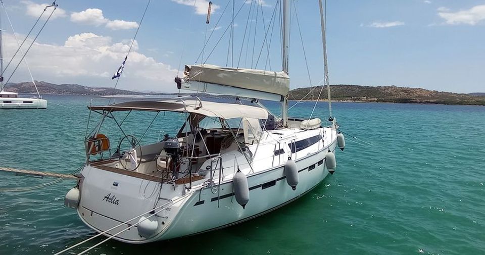 Sailboat Bavaria Cruiser 46 2017 Aelia in Nea Peramos, Greece for hire