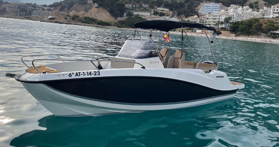 Speedboat Quicksilver 605 Open 2023 MERIDIAN in Altea, Spain for rent