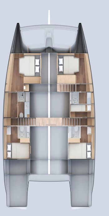 Katamaran Mazarin Yachts 55 2024 October in Trogir, Kroatien chartern